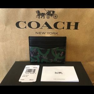 Coach | Bags | Nwt Authentic Coach X Keith Haring Id Card Case | Poshmark